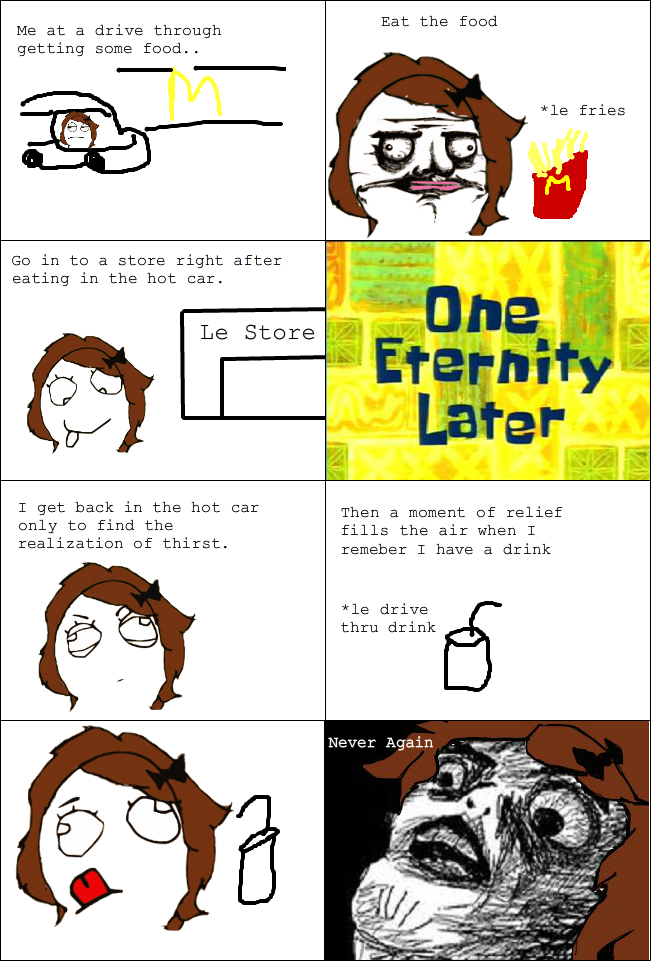 Never Again Drive Thru Drink | #FML | Know Your Meme