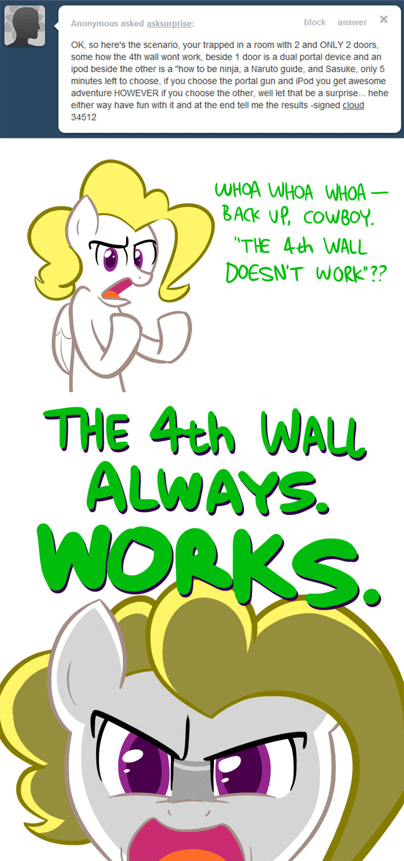 [Image - 321236] | Pinkie Pie Breaking The 4th Wall | Know Your Meme