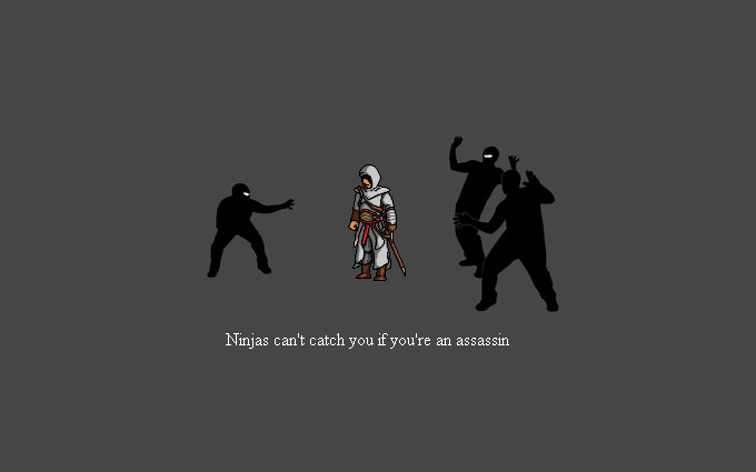 Altair vs Ninjas | Ninjas Can't Catch You If... | Know Your Meme