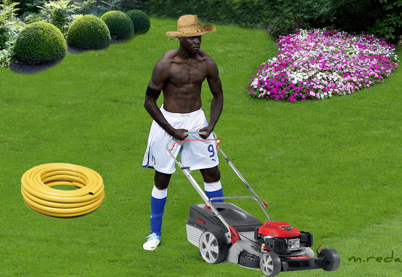 Mario's new job | Mario Balotelli's Goal Celebration | Know Your Meme