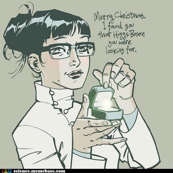 Higgs-boson Christmas | Large Hadron Collider | Know Your Meme