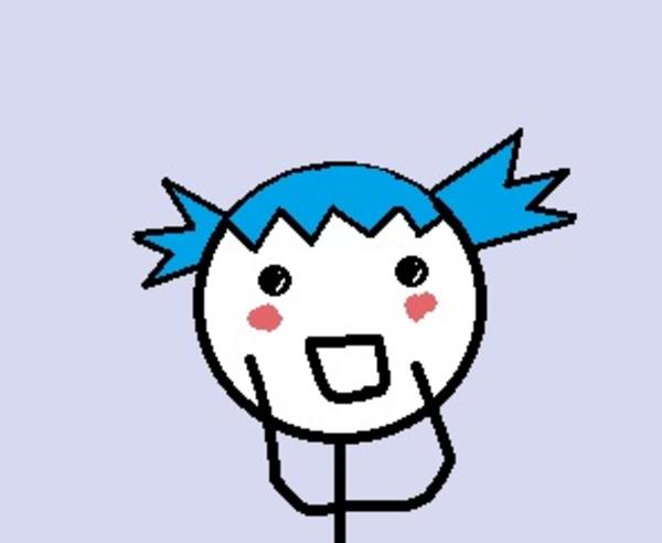 [Image - 358467] | Blue Hair Chan | Know Your Meme