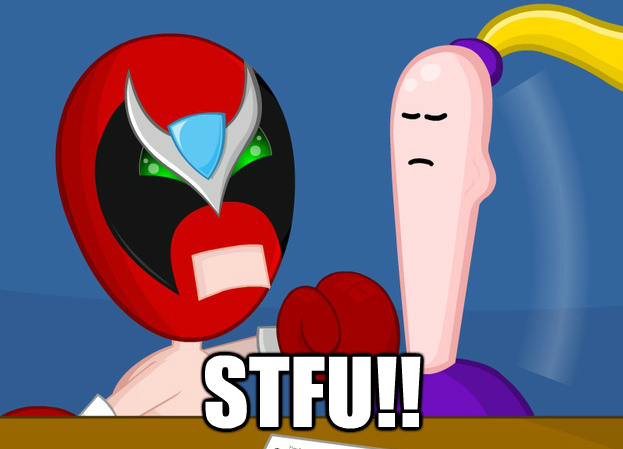 Strong Bad STFU | STFU | Know Your Meme