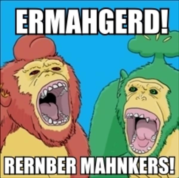 OMG! RAINBOW MONKEYS! | Ermahgerd | Know Your Meme