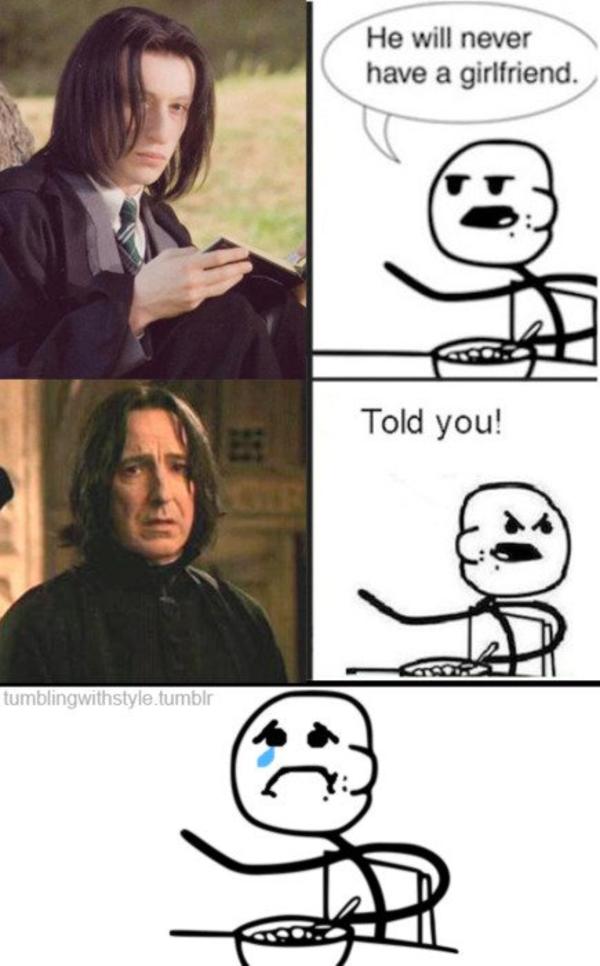 *tear* | Severus Snape | Know Your Meme