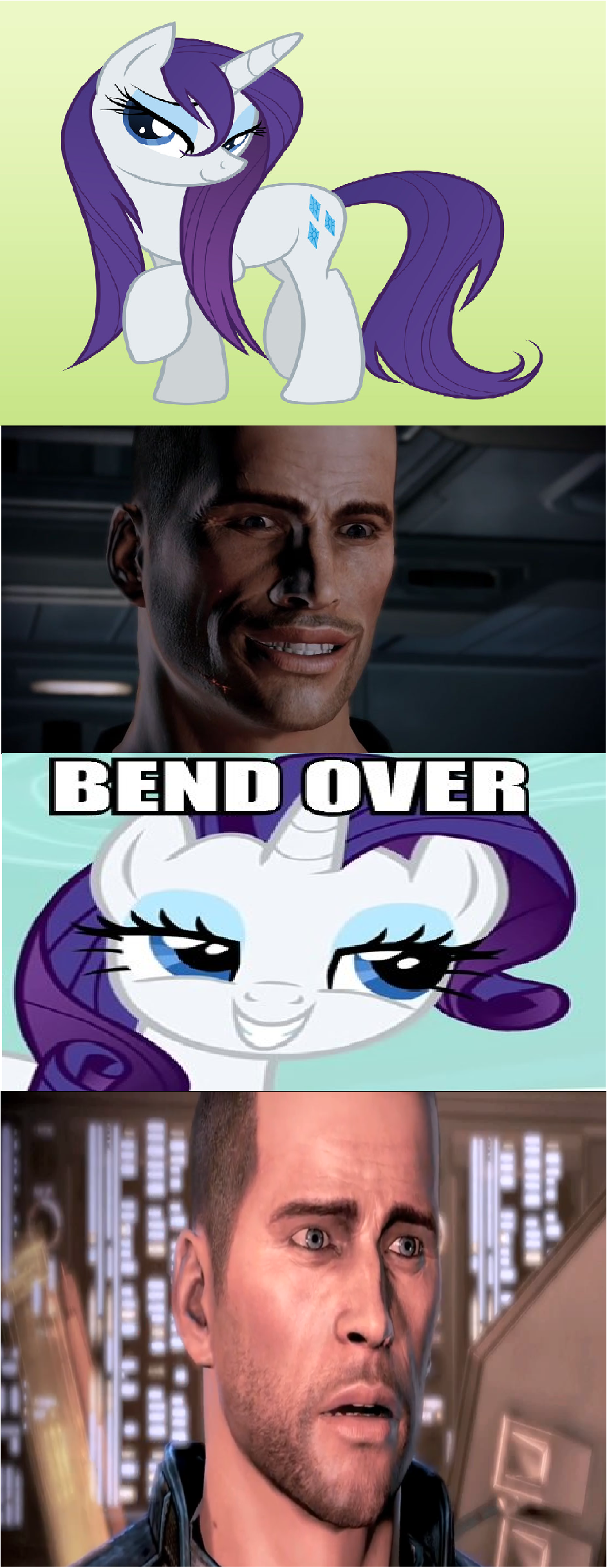 Shepard is a Commander, not a subordinate | Bend Over | Know Your Meme