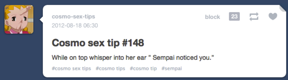 Sempai noticed you | I Hope Senpai Will Notice Me | Know Your Meme