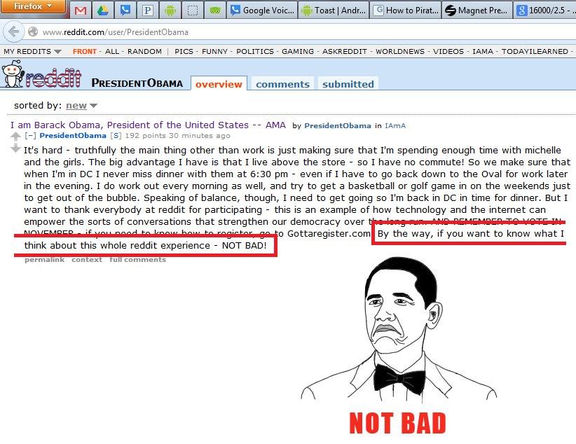 Obama Knows | "Not Bad" Obama Face | Know Your Meme
