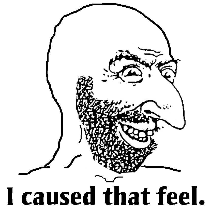 I caused that feel | Happy Merchant | Know Your Meme