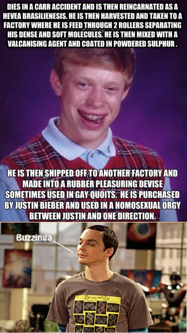 [Image - 402365] | Bad Luck Brian | Know Your Meme