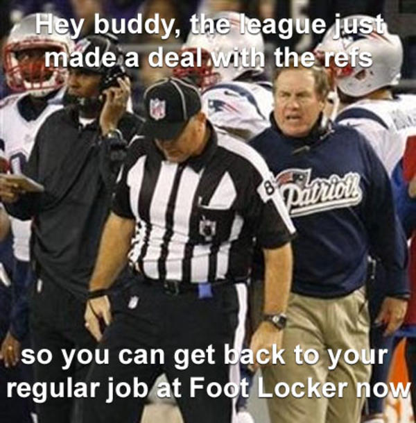 No more replacement refs | NFL Replacement Refs | Know Your Meme