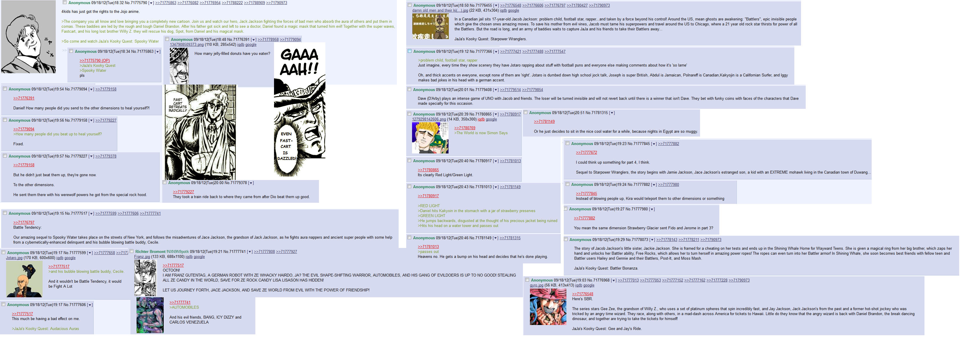 JaJa's Kooky Adventure | JoJo's Bizarre Adventure | Know Your Meme