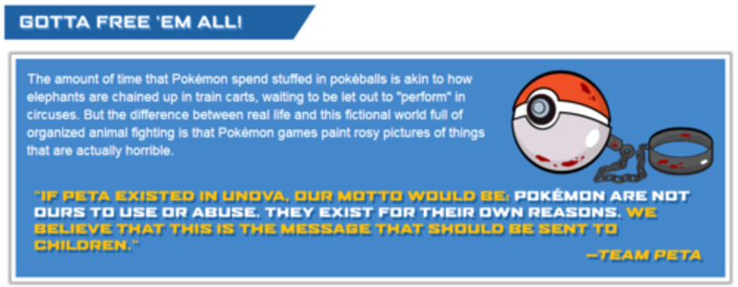 [Image - 414745] | Pokémon Black and Blue / PETA Pokémon Parody | Know ...