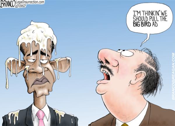 Obama Egged By Big Bird | Fired Big Bird / Mitt Romney Hates Big Bird ...