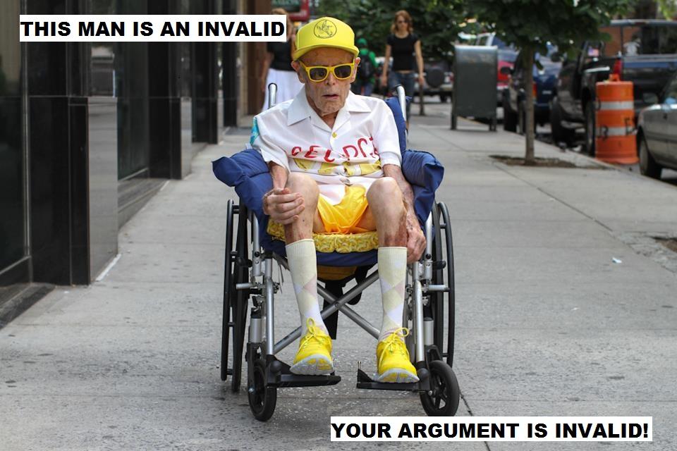 Your argument is as invalid as this invalid. | Your Argument Is Invalid ...
