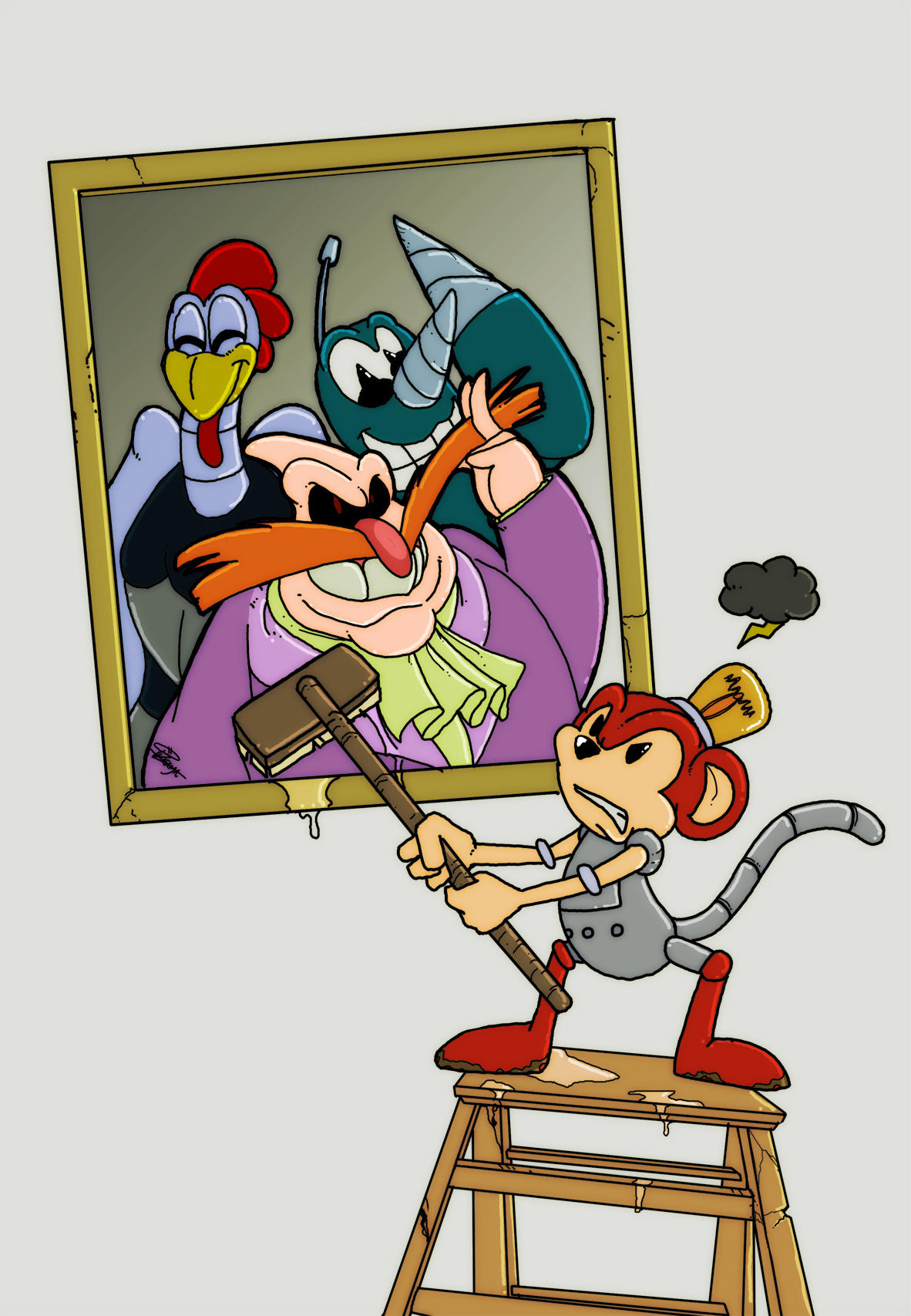 Familia De Robotnik by lizsama | PINGAS | Know Your Meme