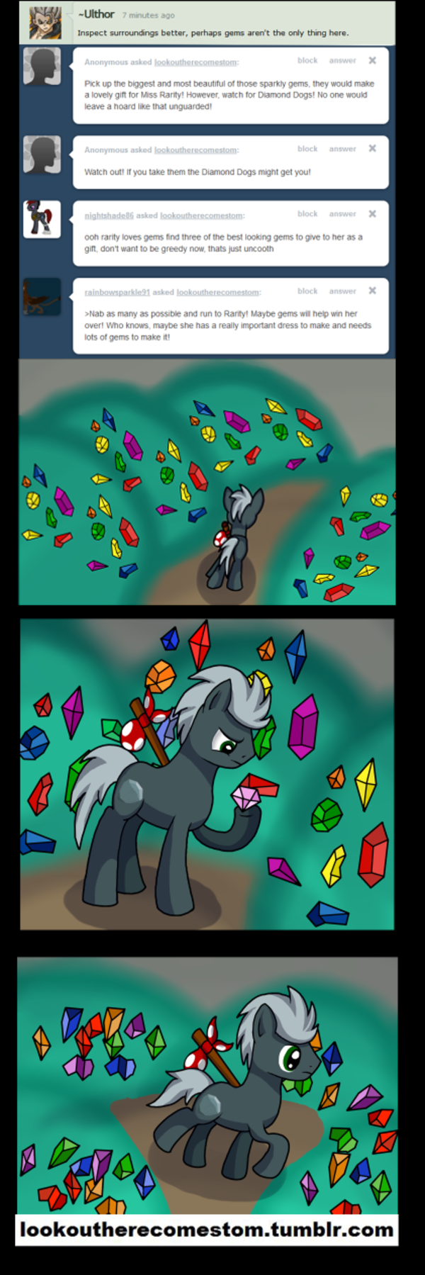 Adventures of Tom the Rock: Gem hoard | My Little Pony: Friendship is ...