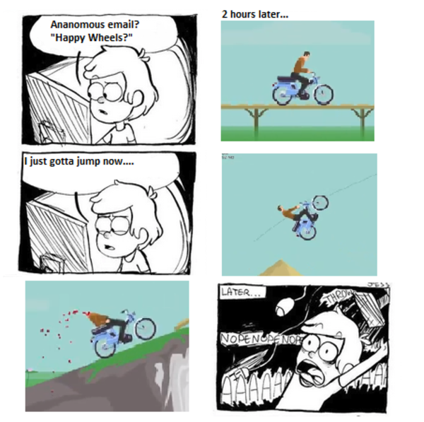 Dipper explores Happy Wheels | Dipper explores the Internet | Know Your ...