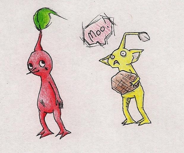 Steve and yellow pikmin | Steve The Red Pikmin | Know Your Meme