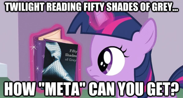 twilight reading fifty shades of grey...how "meta" can you get? | My ...