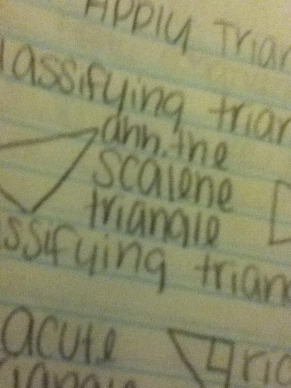 Homework Triangle | Ah, The Scalene Triangle | Know Your Meme