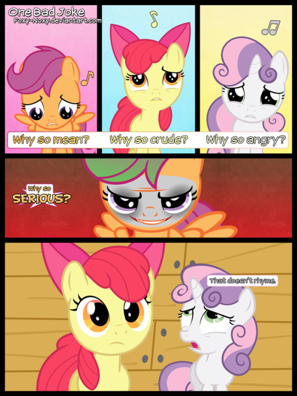 One bad joke | My Little Pony: Friendship is Magic | Know Your Meme