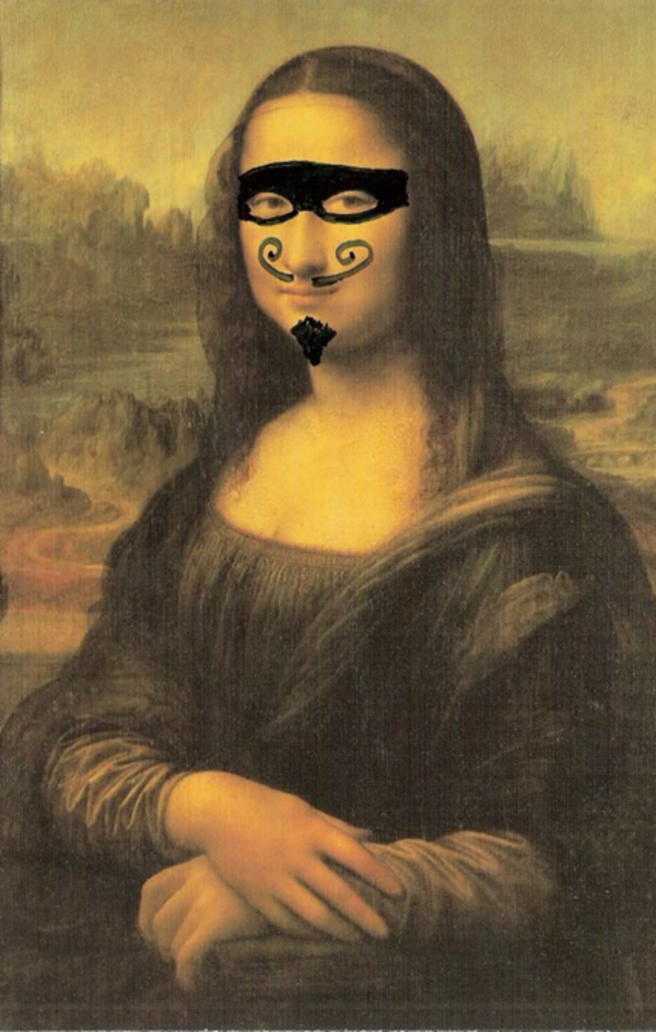 moustached mona again | Mona Lisa | Know Your Meme