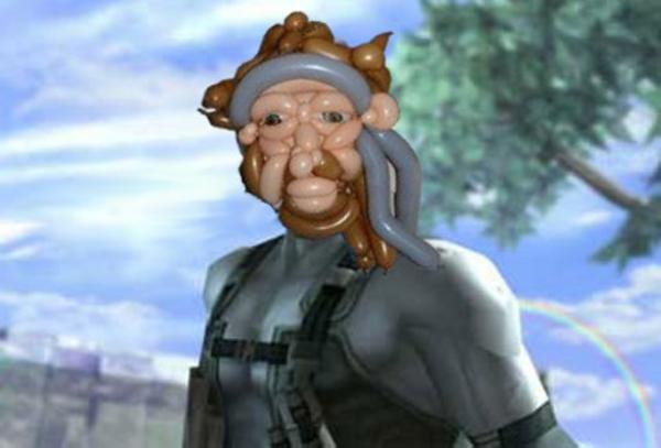 Balloon Solid Snake close up (SSBB?) | Balloon Solid Snake | Know Your Meme