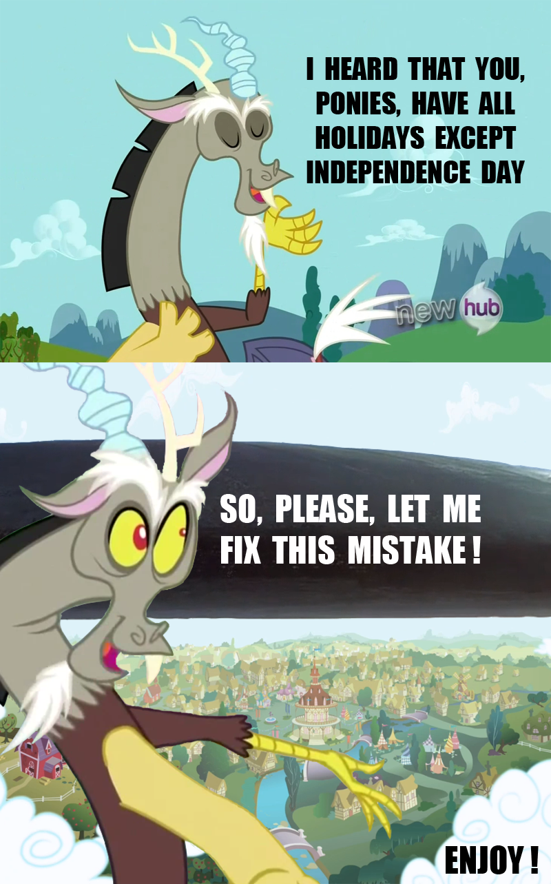 How Discord thanked ponies for reforming | My Little Pony: Friendship ...
