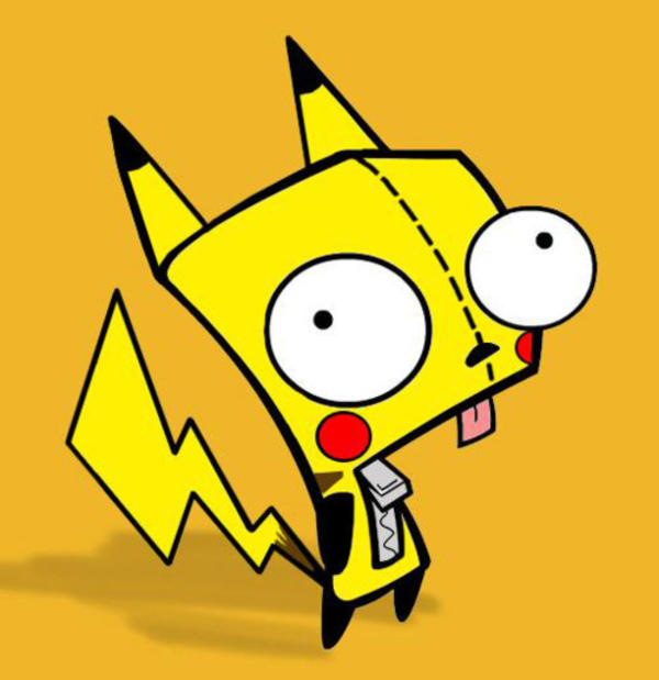 GIR disguised as a Pikachu | Pokémon | Know Your Meme