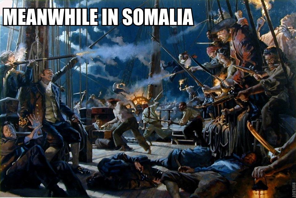 "A Pirate's Life for Me" should probably be the Somalian national ...