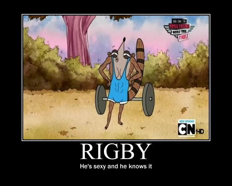 Rigby Demotivational Poster | Regular Show | Know Your Meme