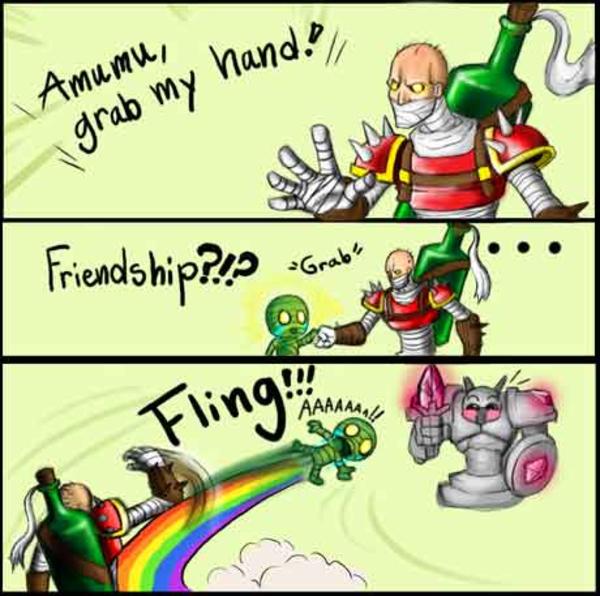 Amumu! Grab My hand! Friends? | X Grab My Y | Know Your Meme