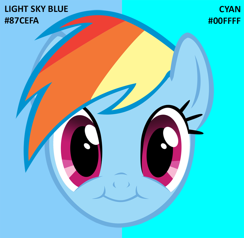 Rainbow Dash is NOT cyan, damnit | My Little Pony: Friendship is Magic ...
