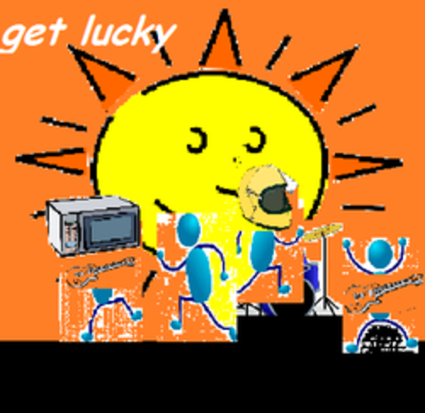 Get Lucky clipart cover | Clip Art Covers | Know Your Meme