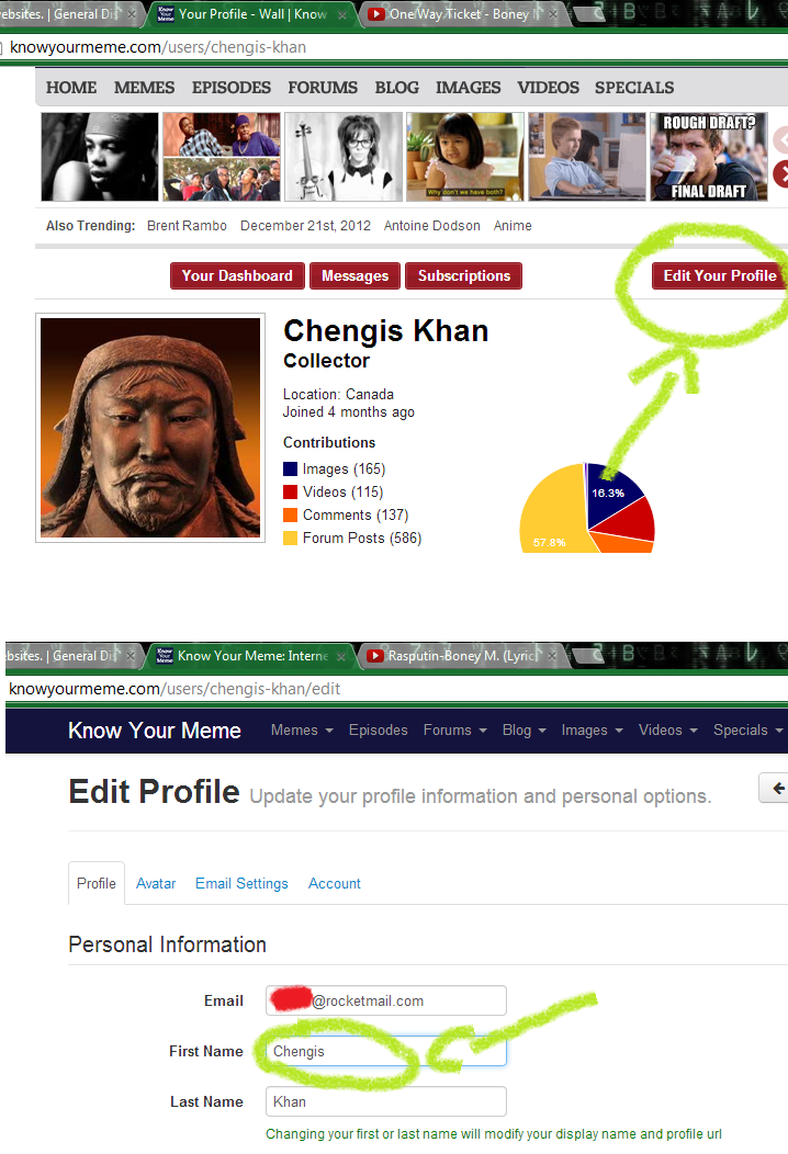 How to change your Screen Name. | Know Your Meme