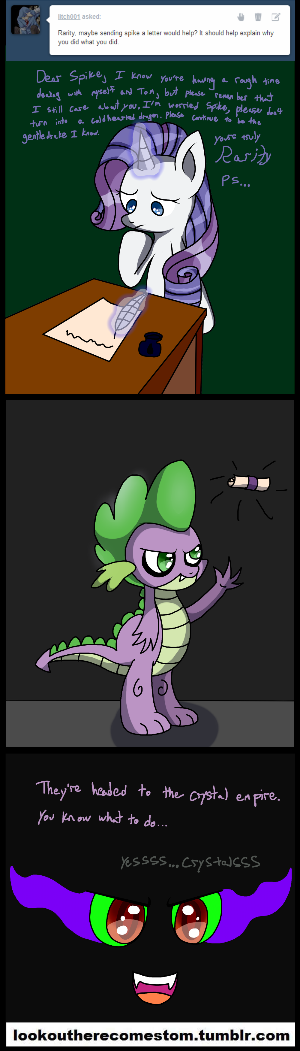 Adventures of Tom and Rarity: Rarity's letter | My Little Pony ...