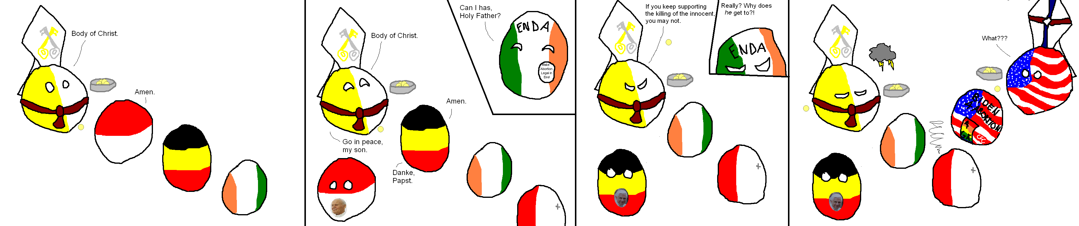 Vaticanball and Catholic Countries | Polandball | Know Your Meme