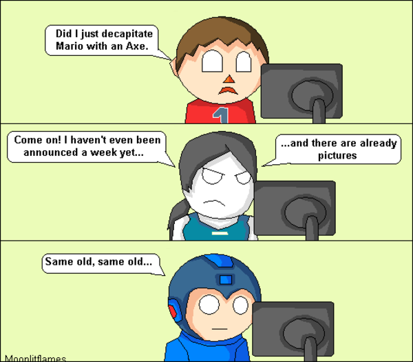 Smash 4 Newcomers Discover Google | Super Smash Brothers | Know Your Meme