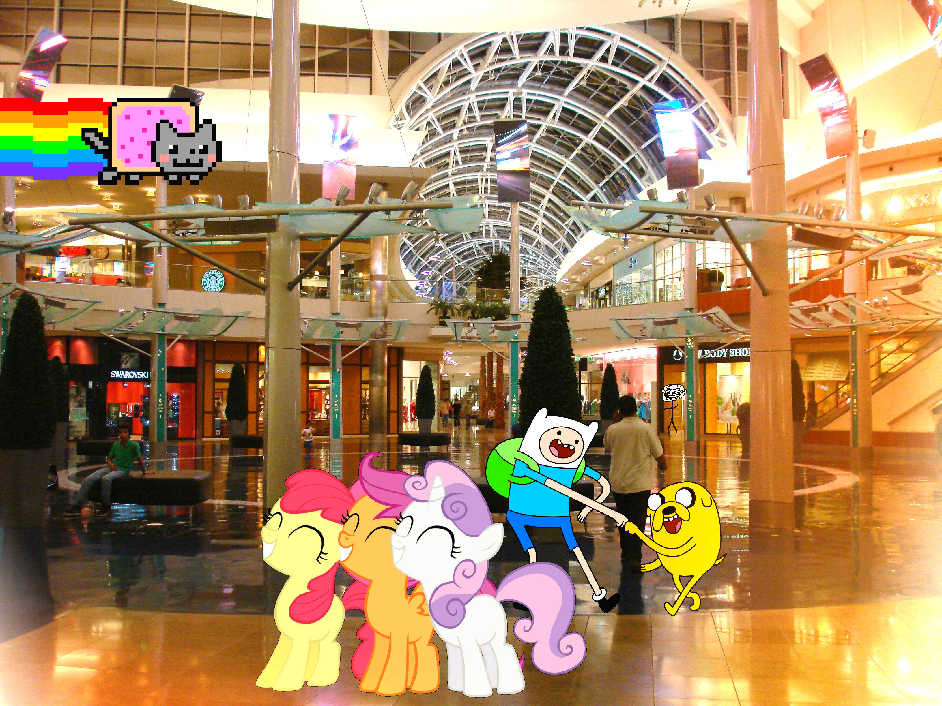 A normal day at the mall | This Looks Shopped | Know Your Meme