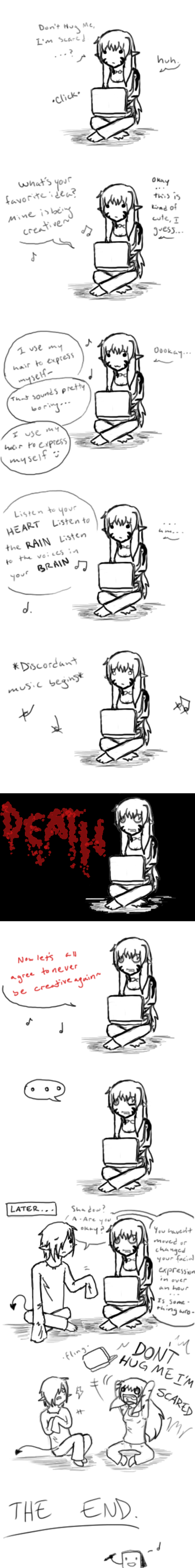 [Image - 566075] | Don't Hug Me I'm Scared | Know Your Meme