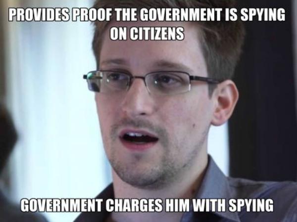 Government says "no u" | Edward Snowden | Know Your Meme
