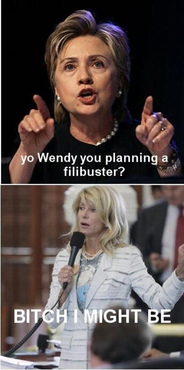 [Image - 567338] | Senator Wendy Davis' Filibuster | Know Your Meme