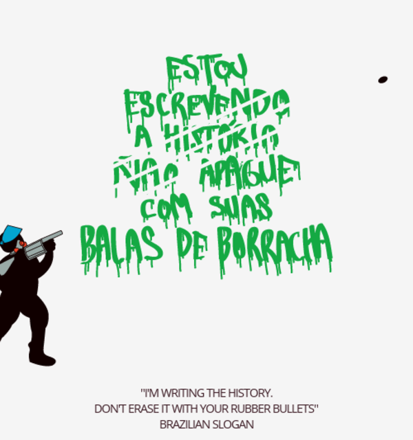 Brazilian Slogan (3 of 4) | 2013 Brazil Bus Taxes Protests | Know Your Meme