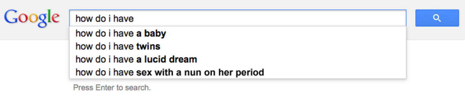 HWAT. | Google Search Suggestions | Know Your Meme