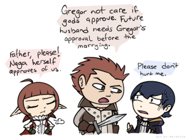Gregor not care if gods approve | Fire Emblem | Know Your Meme