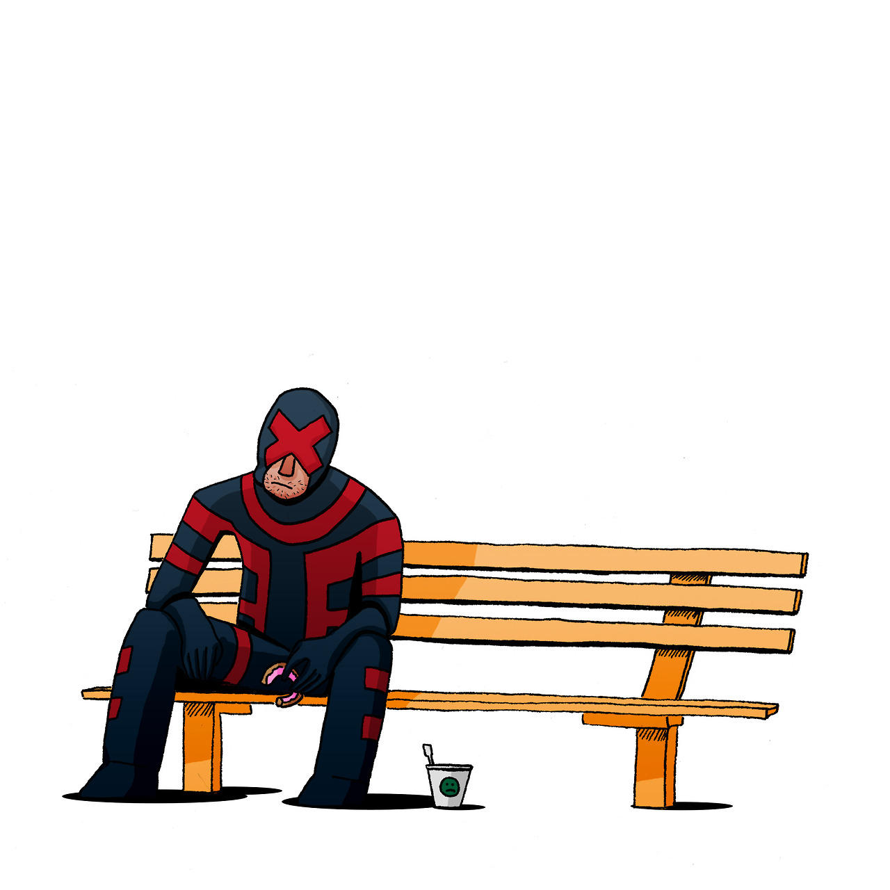 Sad cyclops is eating donuts | Sad Keanu | Know Your Meme