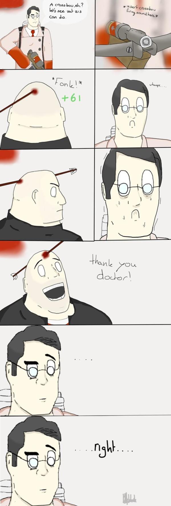 TF2 Logic: Crusader's Crossbow | Video Game Logic | Know Your Meme