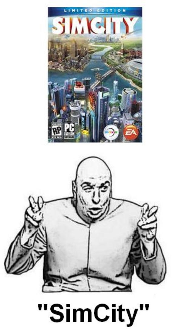 Simcity | Dr. Evil Air Quotes | Know Your Meme