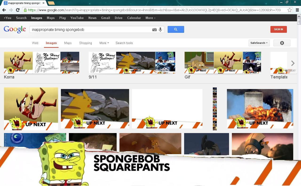[Image - 596374] | Inappropriate Timing Spongebob Banner | Know Your Meme